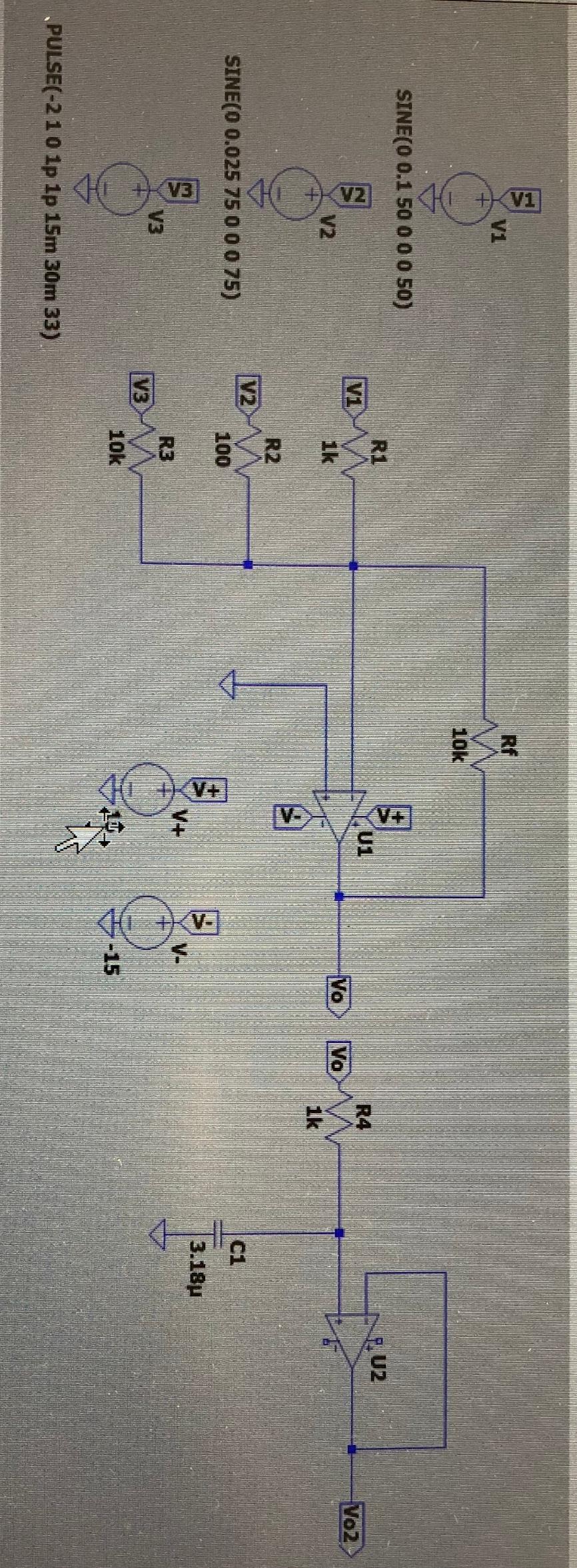 Solved I need help recreating these LT - Spice schematics | Chegg.com