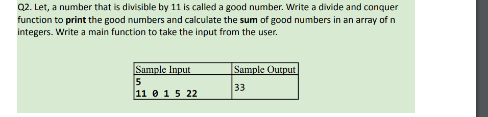 Solved Q2. Let, a number that is divisible by 11 is called a | Chegg.com