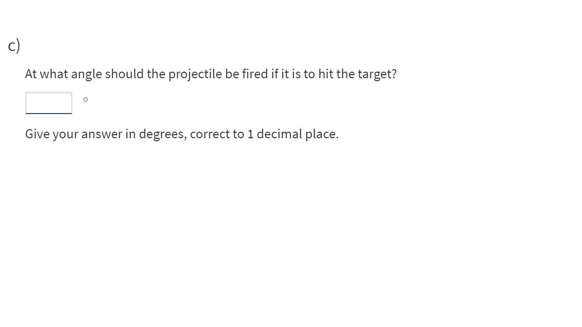 Solved Calculate the target distance, initial speed and what | Chegg.com