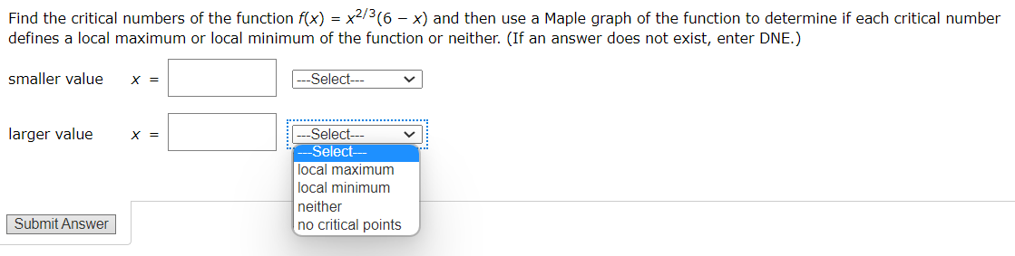 Solved Find the critical numbers of the function | Chegg.com