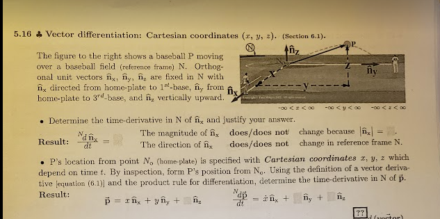 Solved 16 Vector differentiation: Cartesian coordinates | Chegg.com