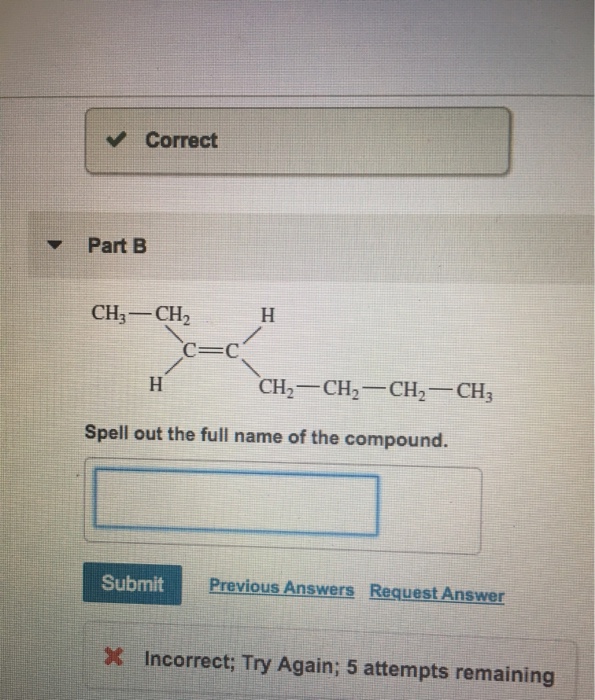 Solved PAC name for the following compound? CH3 сњењенз | Chegg.com