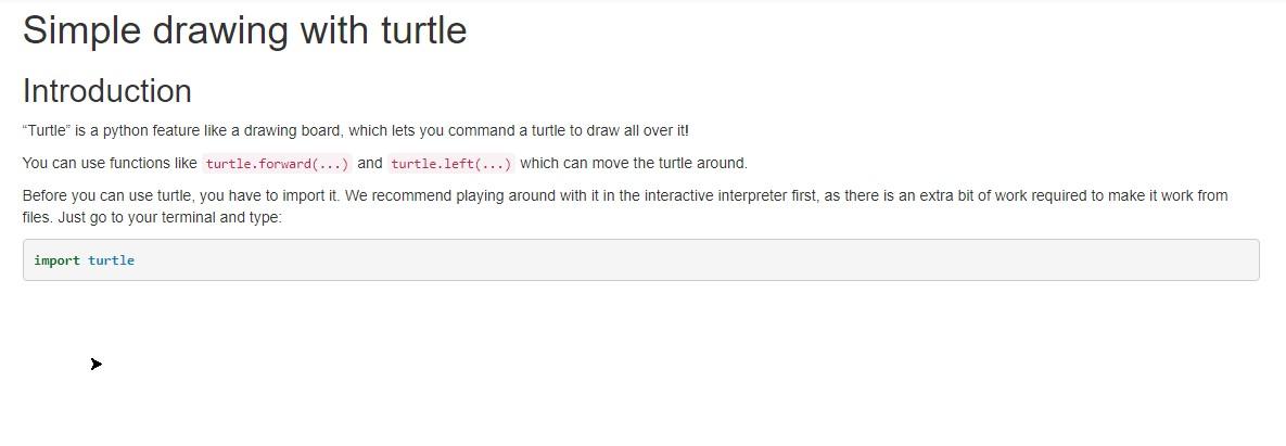 Solved Now use this 'Turtle' to draw the Following Logo | Chegg.com