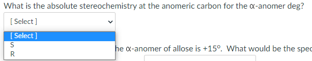 Solved Below Are The A Alpha And B Beta Anomers Of
