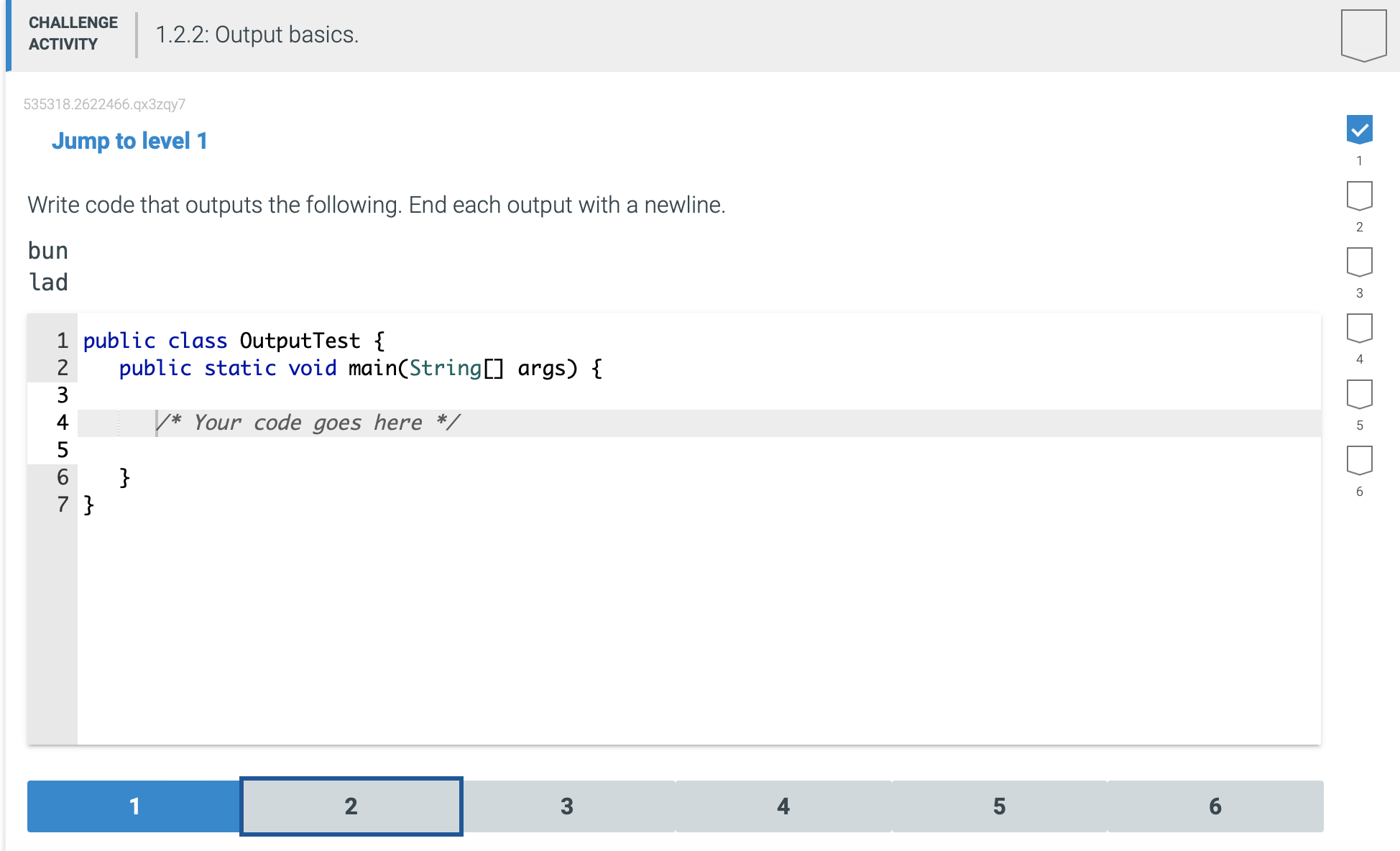 Solved 1 2 2 Output Basics 535318 2622466 Qx3zqy7write Code