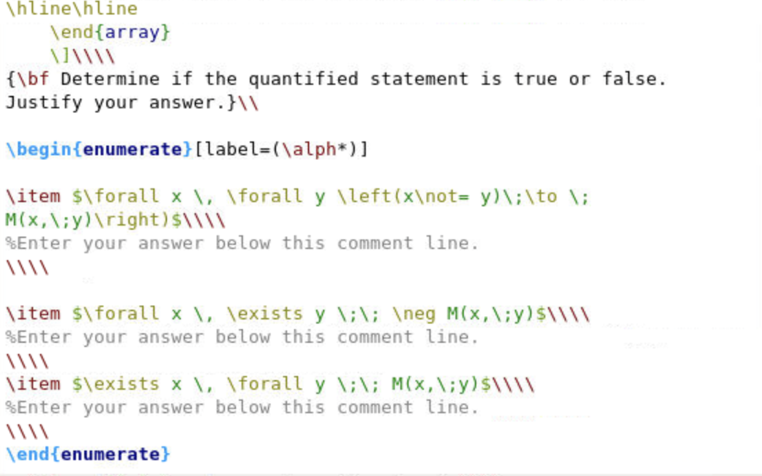 The domain of {\bf discourse } for this problem is a | Chegg.com