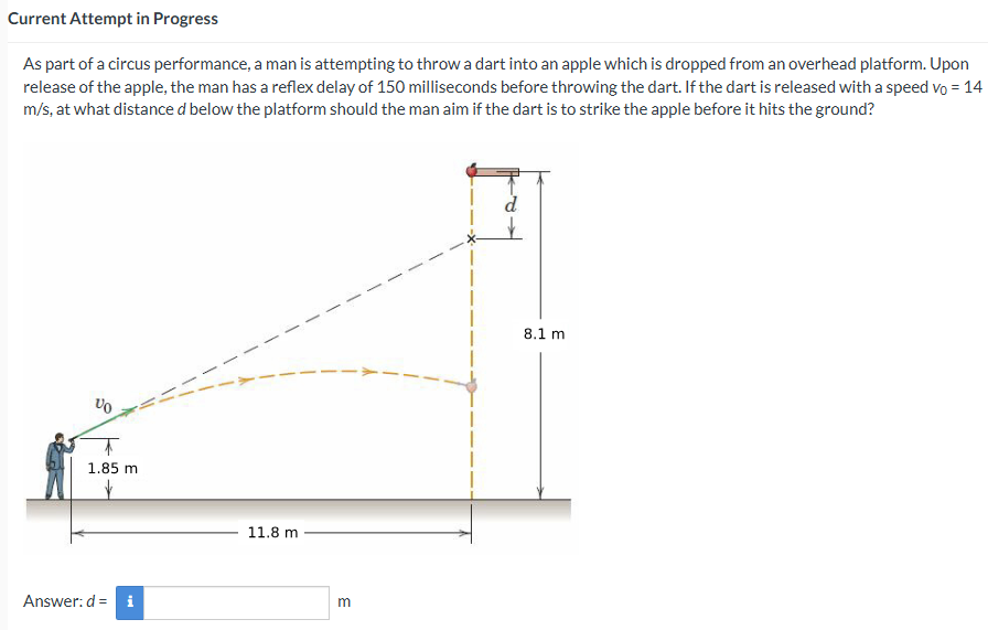 Solved Current Attempt in ProgressAs part of a circus | Chegg.com