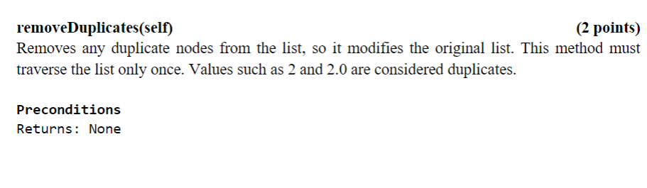 Solved The SortedLinkedList class (10 points) In our Hands | Chegg.com