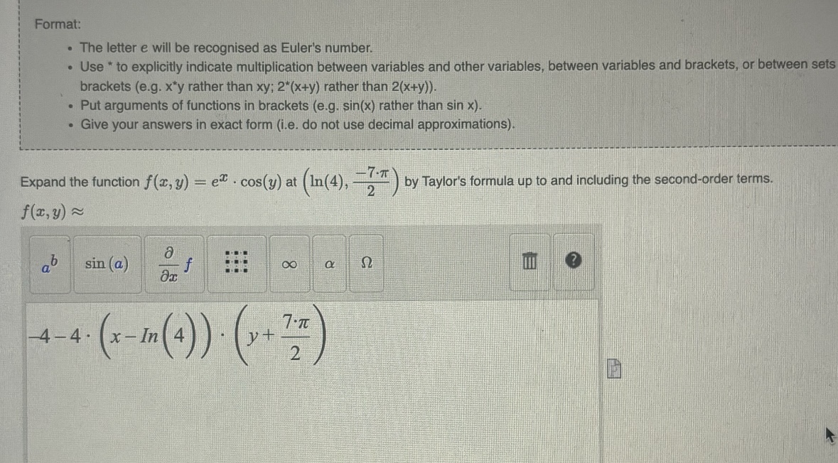 Solved Format: - The letter e will be recognised as Euler's | Chegg.com