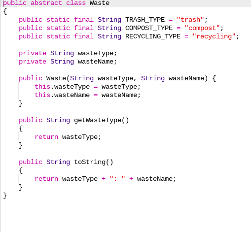 Solved Explore the given classes. Implement a getter method | Chegg.com