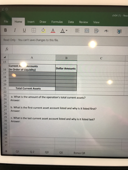 Solved ごㅇ ch04 (1) - Read-only File Insert Draw Formulas | Chegg.com
