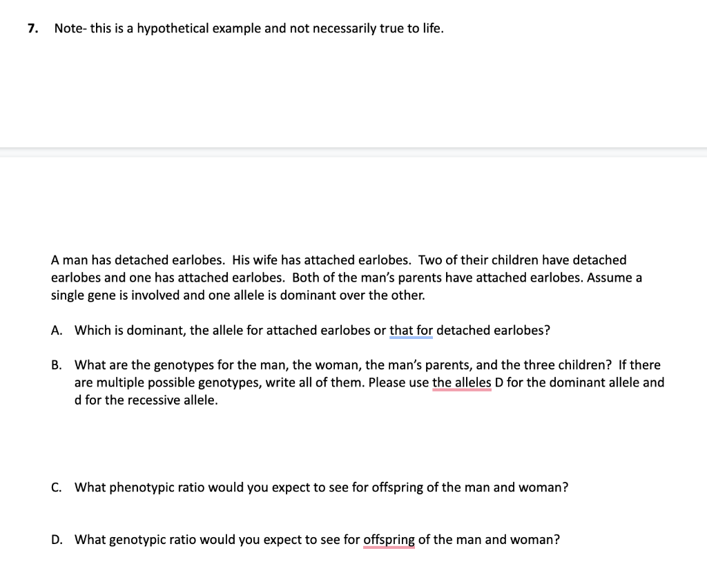 7. Note- this is a hypothetical example and not | Chegg.com