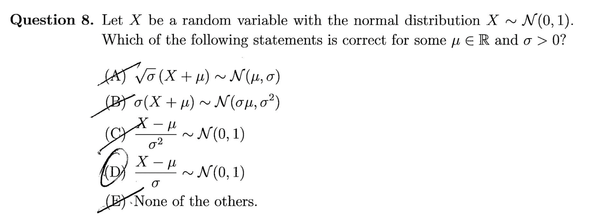 Solved Question 8. ﻿Let x ﻿be a random variable with the | Chegg.com