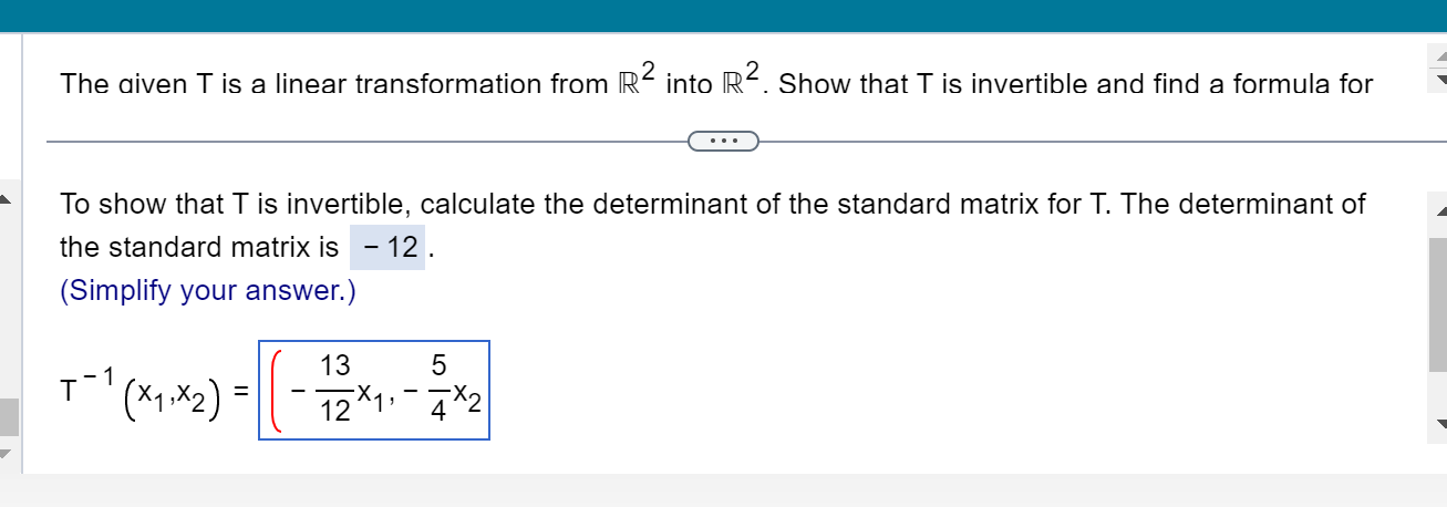 Solved The given T is a linear transformation from R2 into | Chegg.com