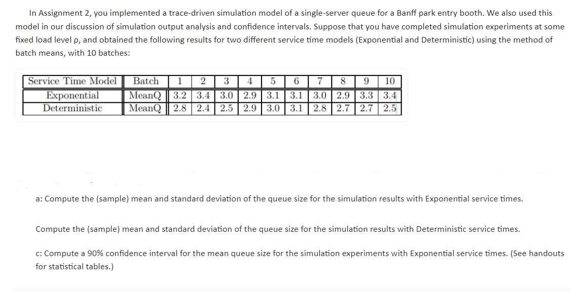 Solved In Assignment 2, ﻿you implemented a trace-driven | Chegg.com