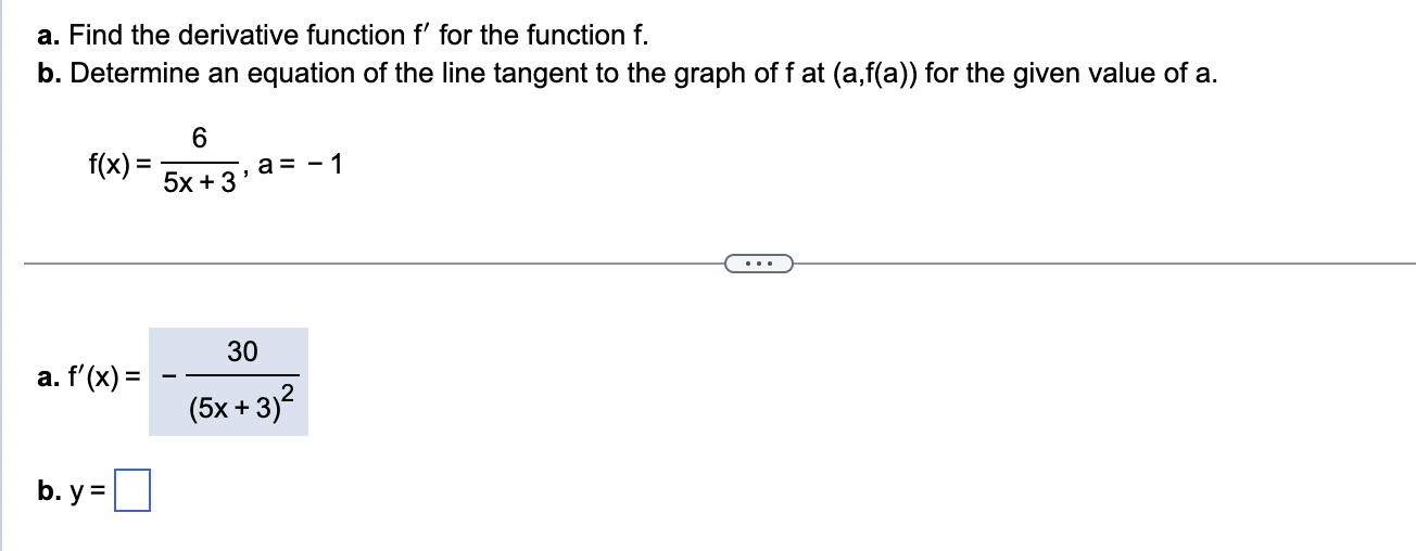 Solved a. Find the derivative function f′ for the function | Chegg.com