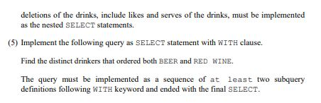 SQL script dbcreate.sql can be used to create the | Chegg.com