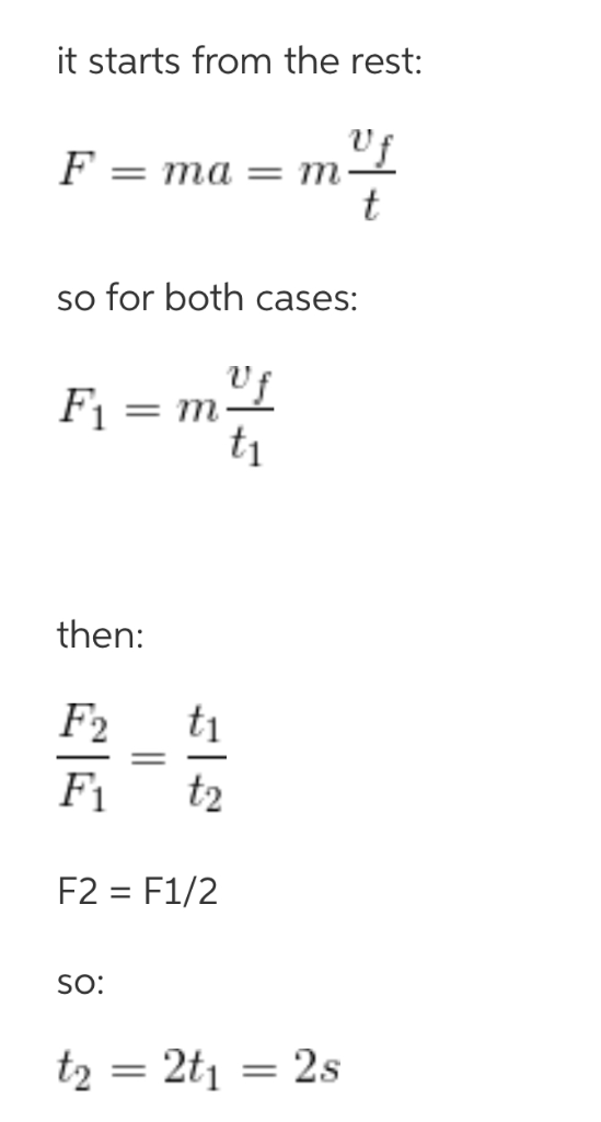 Solved I do not understand how to solve this mathematically. | Chegg.com
