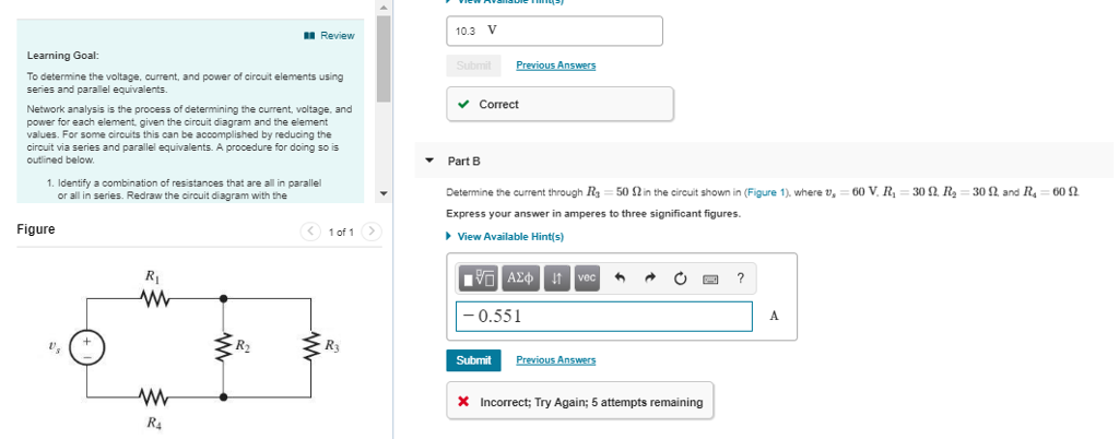 Solved Determine the current through R3=50Ω in the circuit | Chegg.com