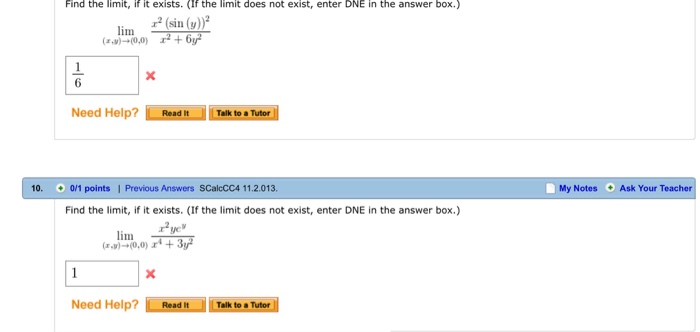 Solved Find the limit, if it exists. (If the limit does not | Chegg.com