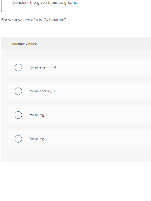 Solved discrete math,Consider the given bipartite graphs.For | Chegg.com