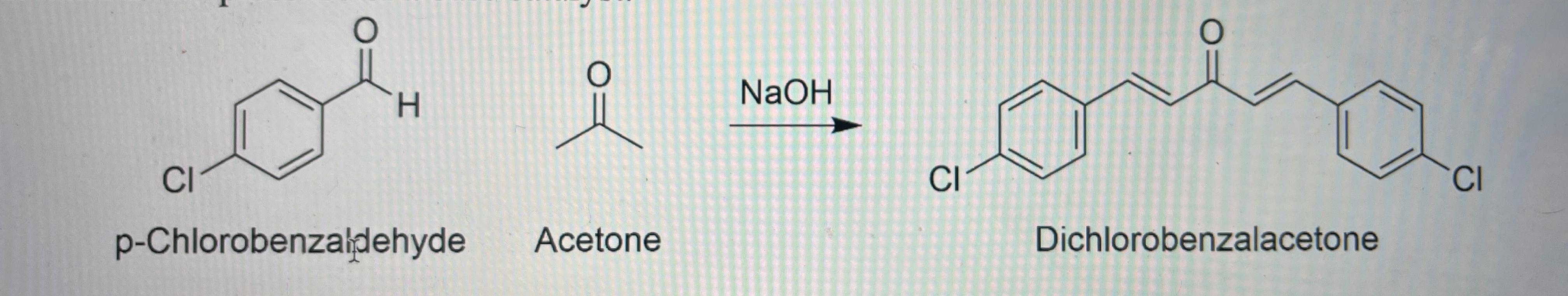 Solved If all 4.00 mmol of p-chlorobenzaldehyde is consumed | Chegg.com
