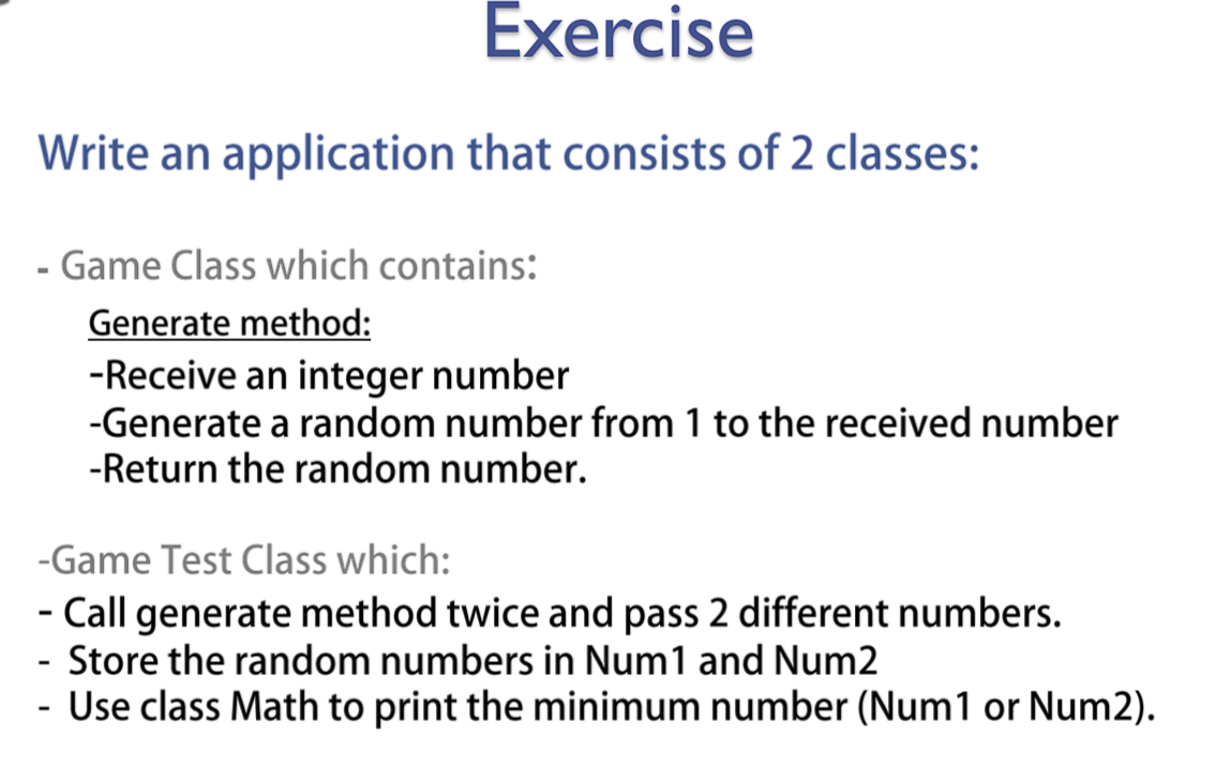 Solved Write an application that consists of 2 classes: - | Chegg.com