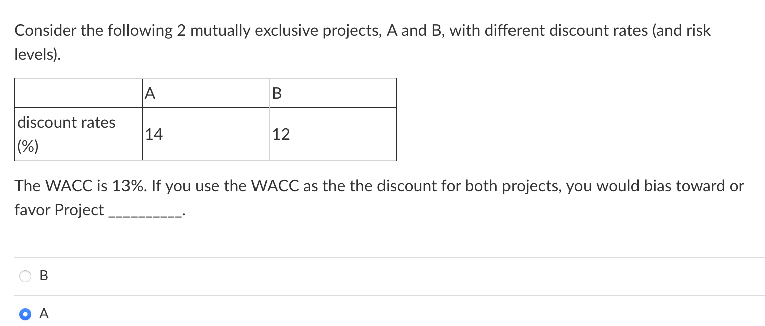 Solved Consider the following 2 ﻿mutually exclusive | Chegg.com