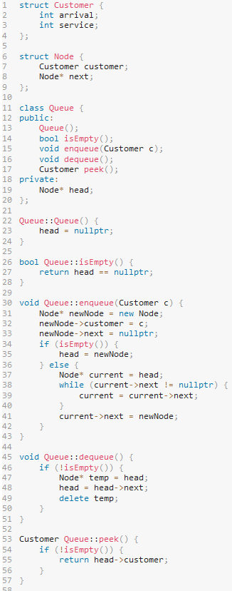 Hey! I need help finishing up the last bit of a C++ | Chegg.com