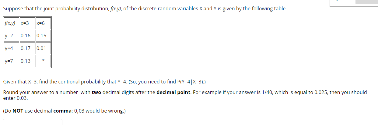 Solved Suppose that the joint probability distribution, | Chegg.com