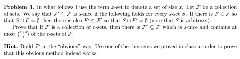 Solved Problem 3. In what follows I use the term c-set to | Chegg.com