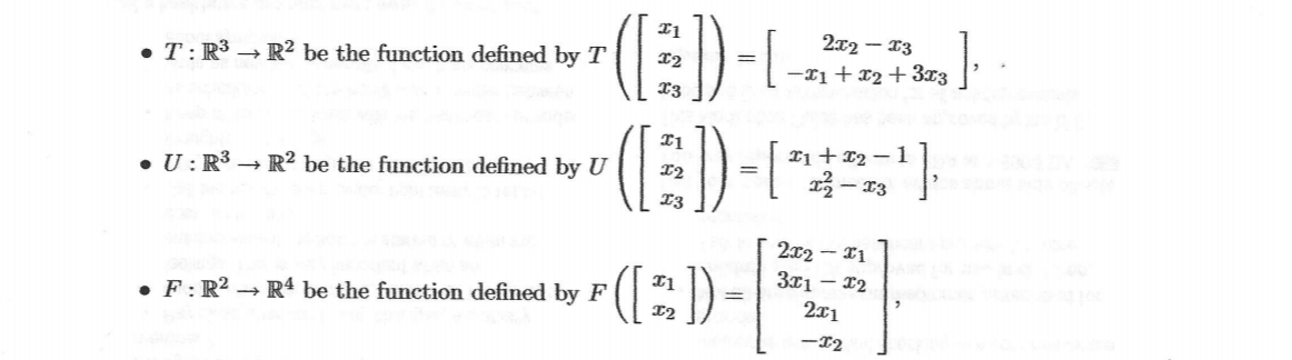 Solved • T:R3 → R2 be the function defined by T | 2.12 - 13 | Chegg.com