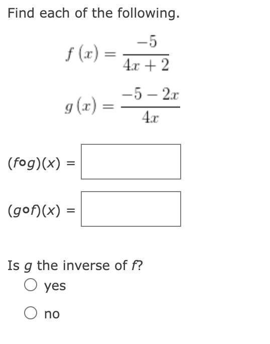 Solved Find each of the following. | Chegg.com