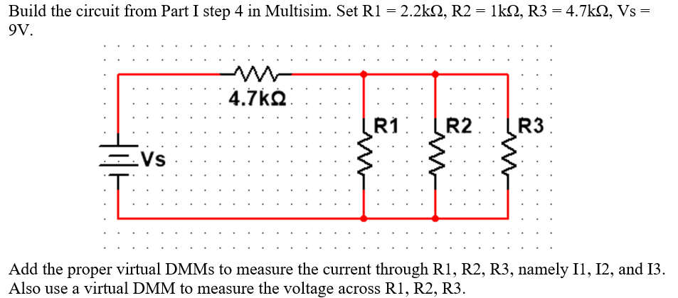 Solved Build the circuit from Part I step 4 ﻿in Multisim. | Chegg.com