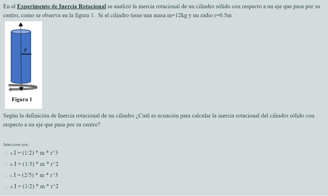 Solved In the Rotational Inertia Experiment, the rotational | Chegg.com