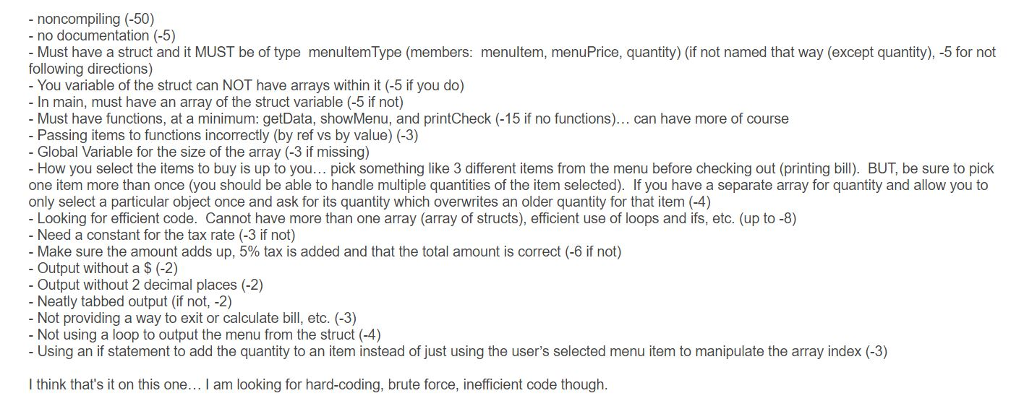 Solved Write a program to help a local restaurant automate | Chegg.com