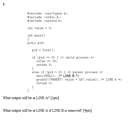 Solved 8 Include Include Include Int Value 5 Int