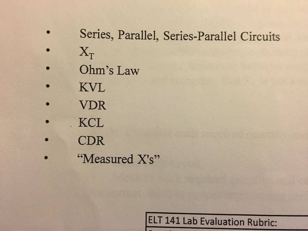 Solved I need to fill in all the Calc'd spaces. The measured | Chegg.com