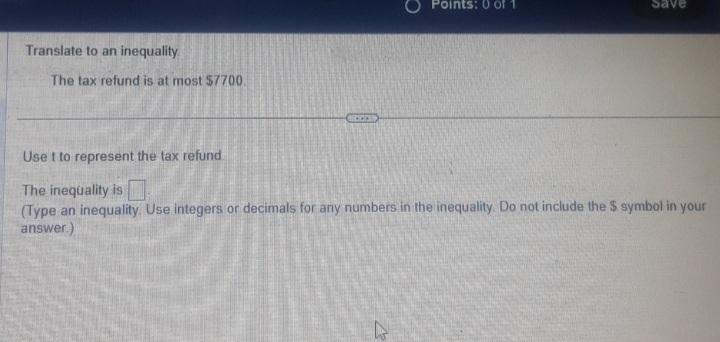 Solved Define two variables and translate the sentence into | Chegg.com