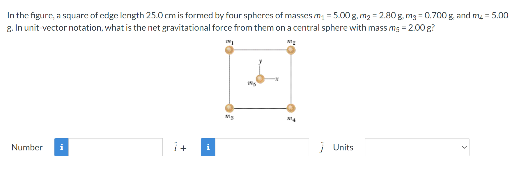 Solved = In the figure, a square of edge length 25.0 cm is | Chegg.com