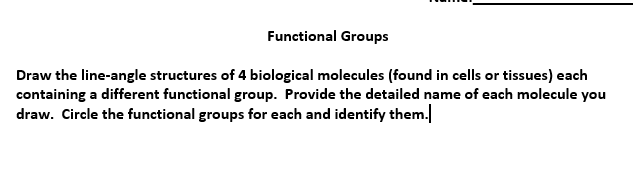 Solved Functional Groups Draw the line-angle structures of 4 | Chegg.com