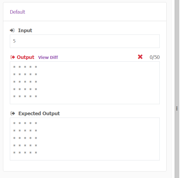 Solved Given An Integer N Display The Square Star Pattern 