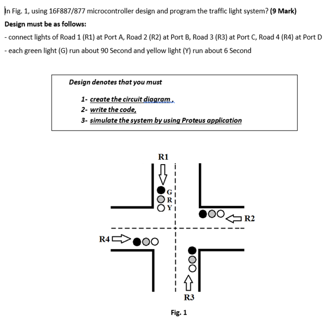 n Fig. 1, using 16F887/877 microcontroller design and | Chegg.com