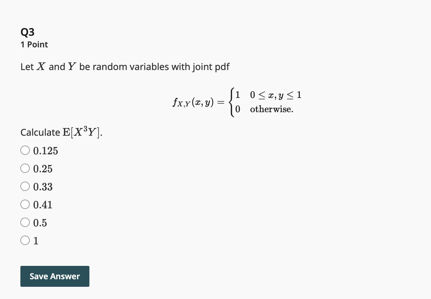 Solved Let XX and YY be random variables with joint | Chegg.com