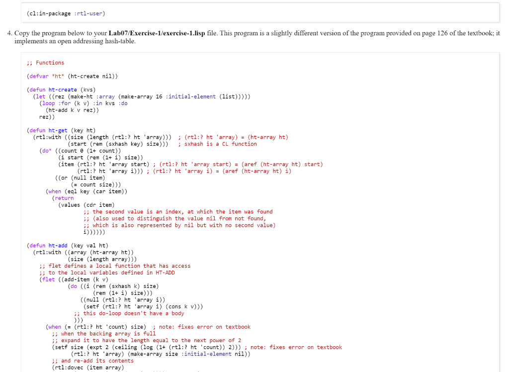 lab07 v Lab07 - Hash-tables Learning objectives of | Chegg.com