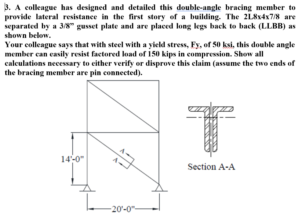 3. A colleague has designed and detailed this | Chegg.com