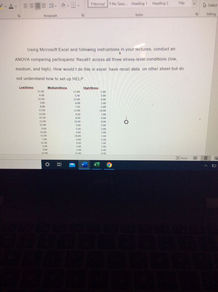 Solved 1 Normal 1 No Spac... Heading 1 Heading 2 Title | Chegg.com
