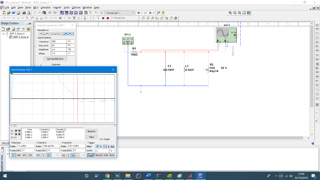 Solved EXP_3_Guia_4 - Multisim - [EXP_3_Guia_4] Eile Edit | Chegg.com