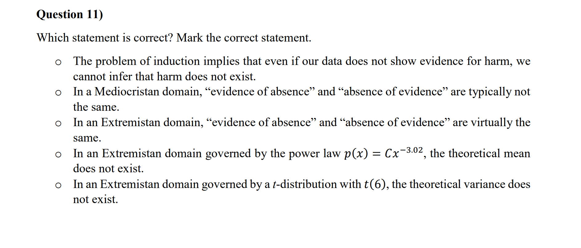 Solved Which statement is correct? Mark the correct | Chegg.com
