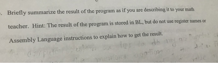 Solved 1. Now use DEBUG to assemble the following program be | Chegg.com